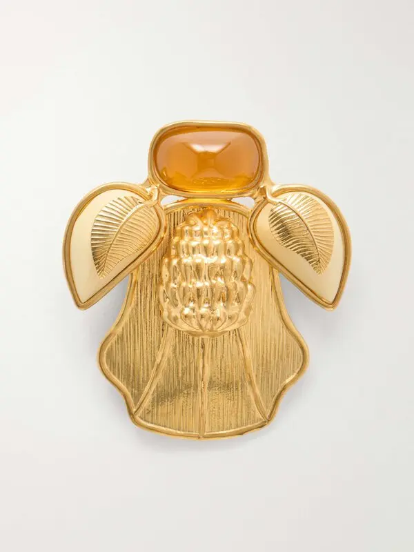 SONIA PETROFF Bee -plated Brooch - Gold
