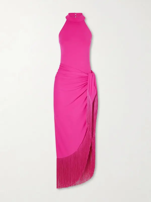 TALLER MARMO Knossos Swimsuit And Pareo Set - Pink