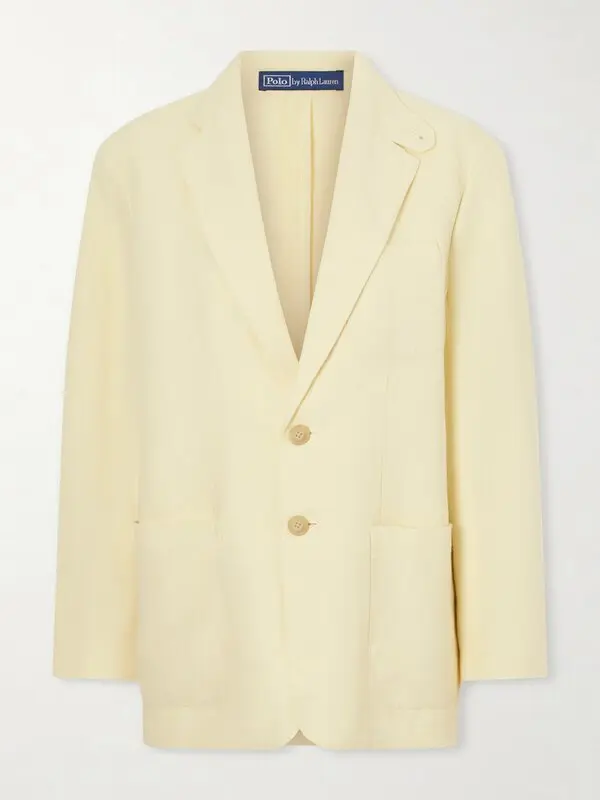 Polo Ralph Lauren Linen Blazer - Yellow
