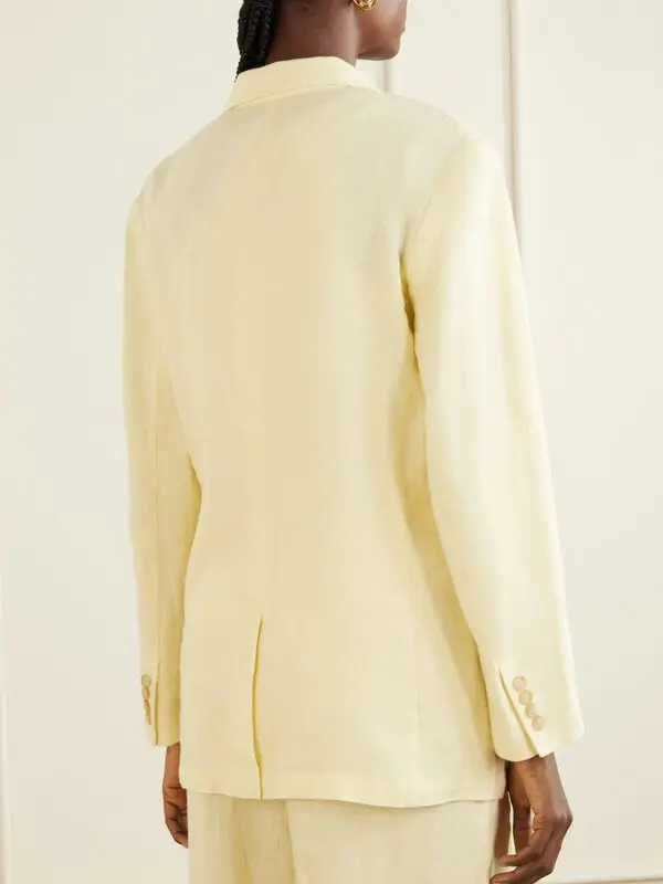 Polo Ralph Lauren Linen Blazer - Yellow