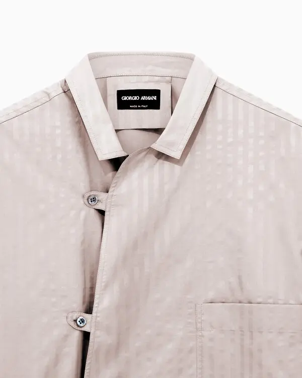 Giorgio Armani Cotton And Silk Shirt