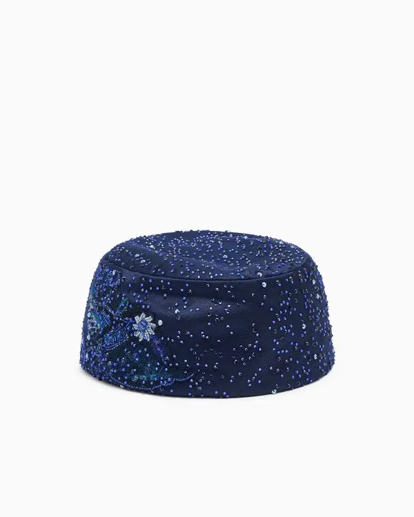Giorgio Armani Cap With Rhinestones
