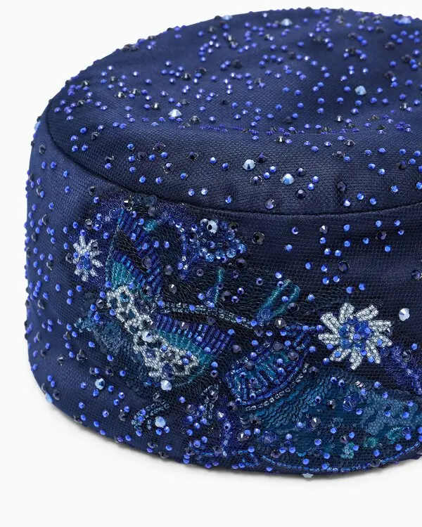 Giorgio Armani Cap With Rhinestones