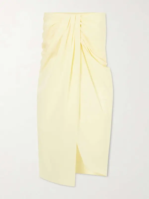 Jacquemus La Jupe Sheer Pareo - Pastel Yellow