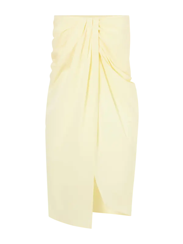 Jacquemus La Jupe Sheer Pareo - Yellow