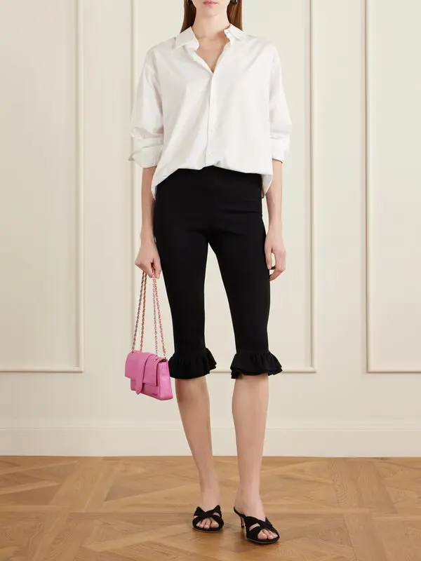 Jacquemus Le Bambino Chaîne Raffia-effect Shoulder Bag - Pink