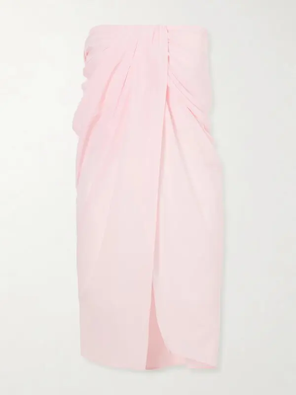 Jacquemus La Jupe Satin Pareo - Pink