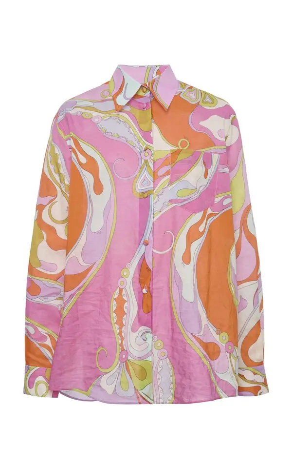 Emilio Pucci Cotton Muslin Shirt - Print