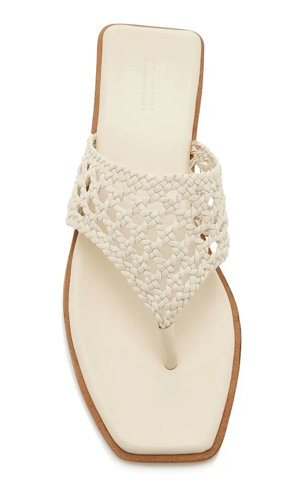 BEMBIEN La Isla Tess Woven Leather Sandals