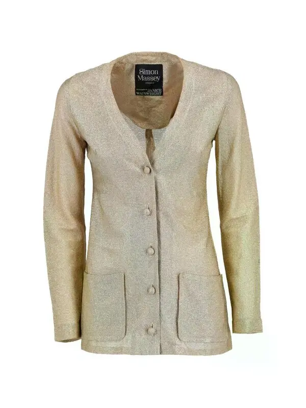 Vintage V-neck Buttoned Cardigan