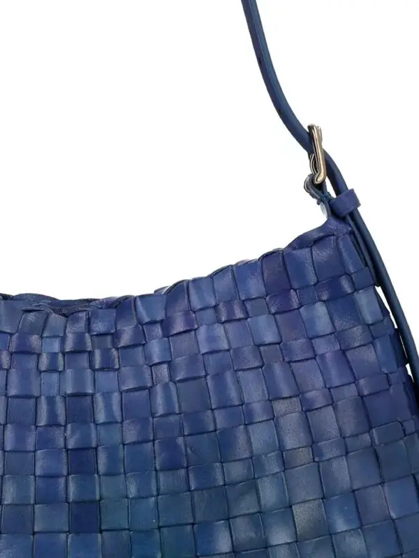 Dragon Diffusion Salvage Woven-leather Shoulder Bag