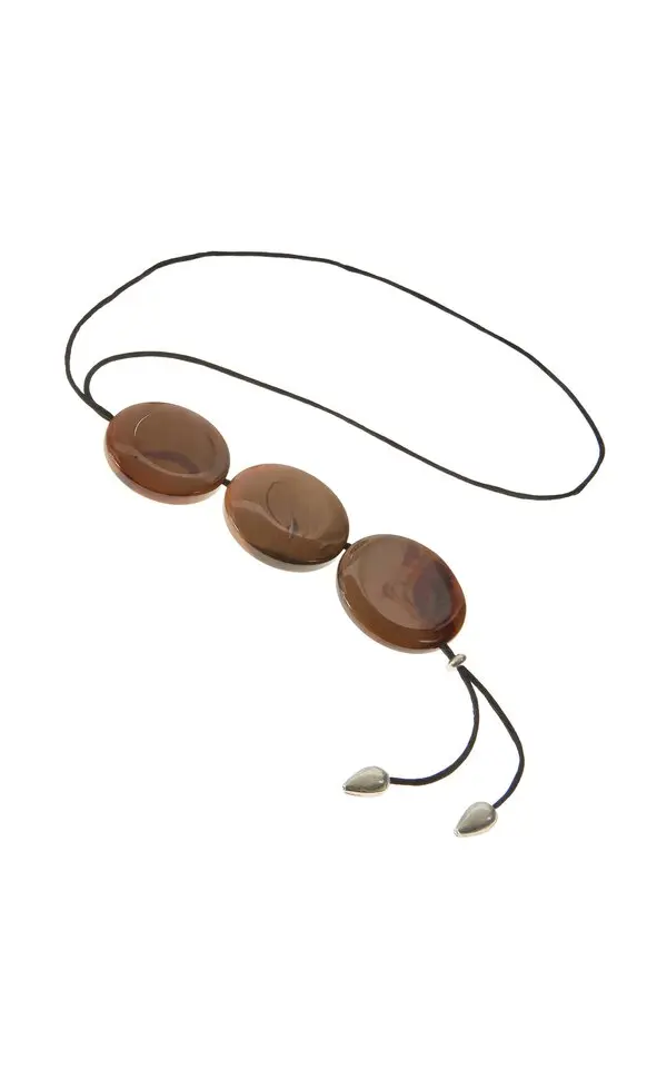 Vertigo La Isla Leather Bolo Tie Necklace