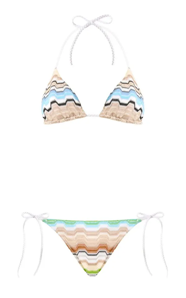 Missoni Knit Triangle Bikini - Multi