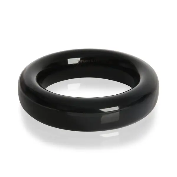 Tiffany & Co. Elsa Peretti Black Lacquer Bracelet - Plastique