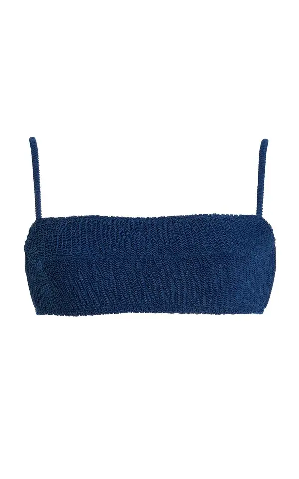 MERIDIAN SWIMWEAR Tropic" Bandeau Bikini Top - Navy
