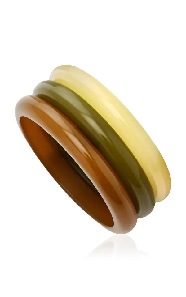 BEN-AMUN Set-of-three Resin Bangles