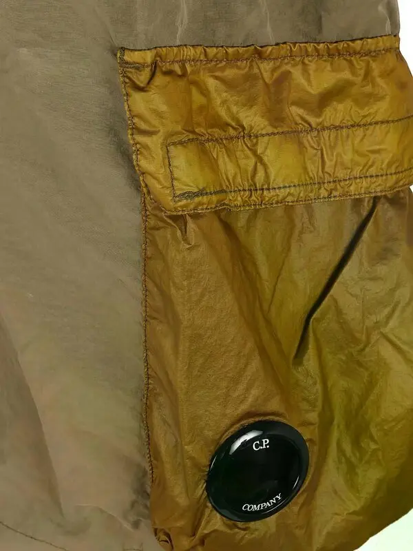 C.P. COMPANY Flatt Nylon Mixed Lens Cargo Swim Shorts - Green