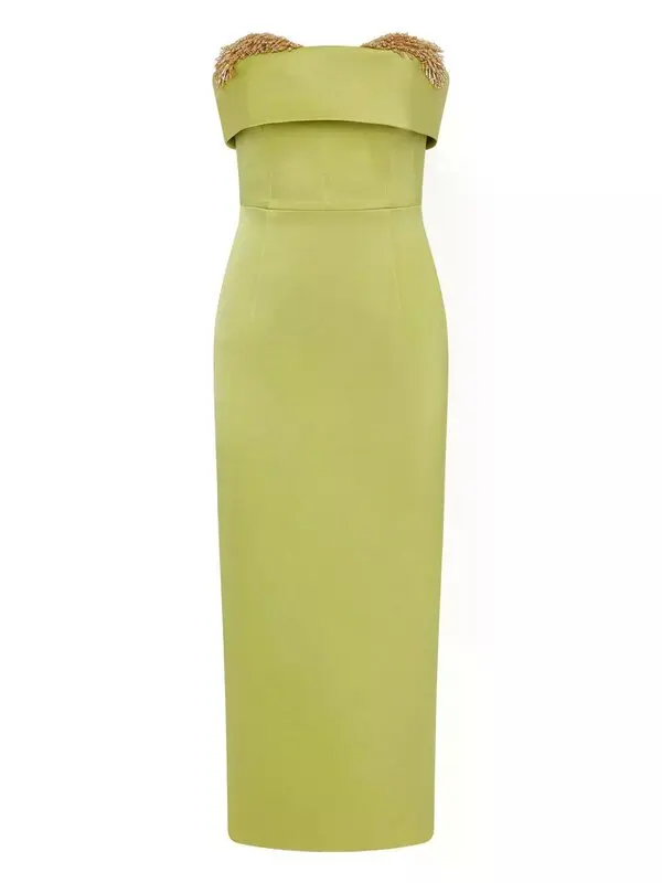 Rachel Gilbert Lairsa Embellished Corset Dress - Green