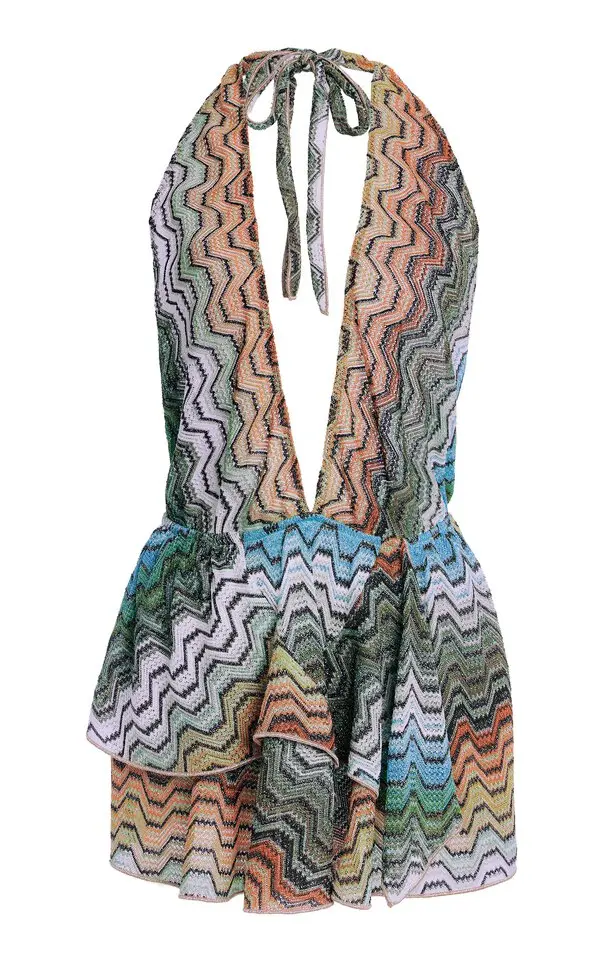 Missoni La Isla Halter Mini Dress - Multi
