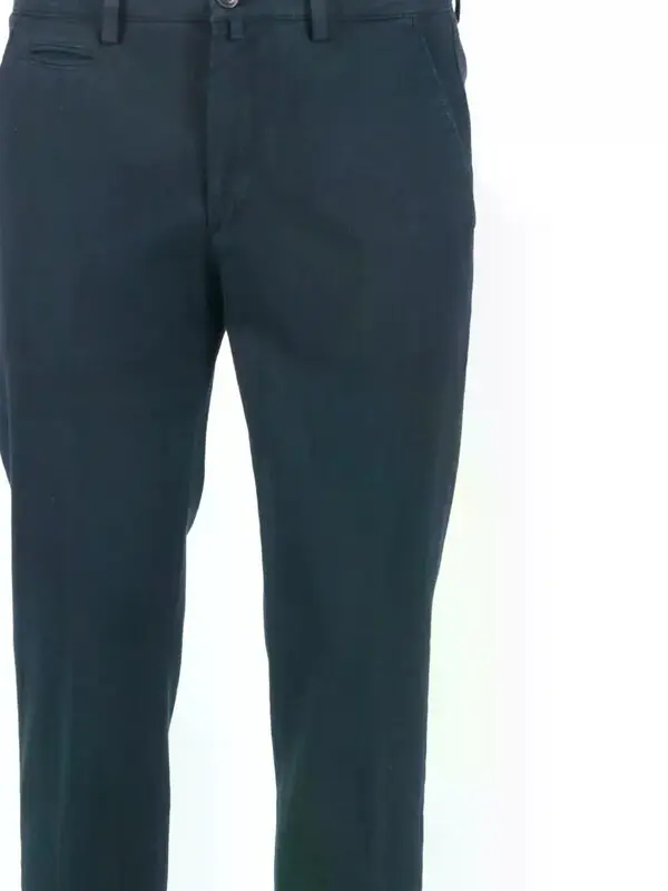 BRIGLIA 1949 Tailored Button-fastening Trousers - Blue