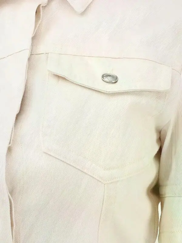 Sportmax Button-up Short-sleeve Shirt - Neutrals