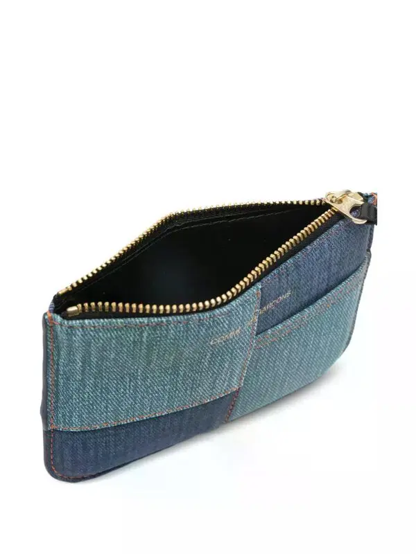 Comme Des Garçons Denim Pocket Coin Pouch - Blue
