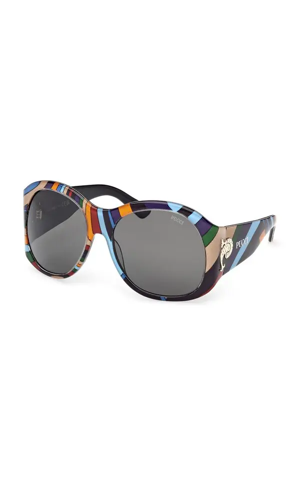 Emilio Pucci Round Frame Sunglasses