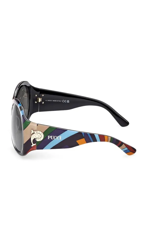 Emilio Pucci Round Frame Sunglasses