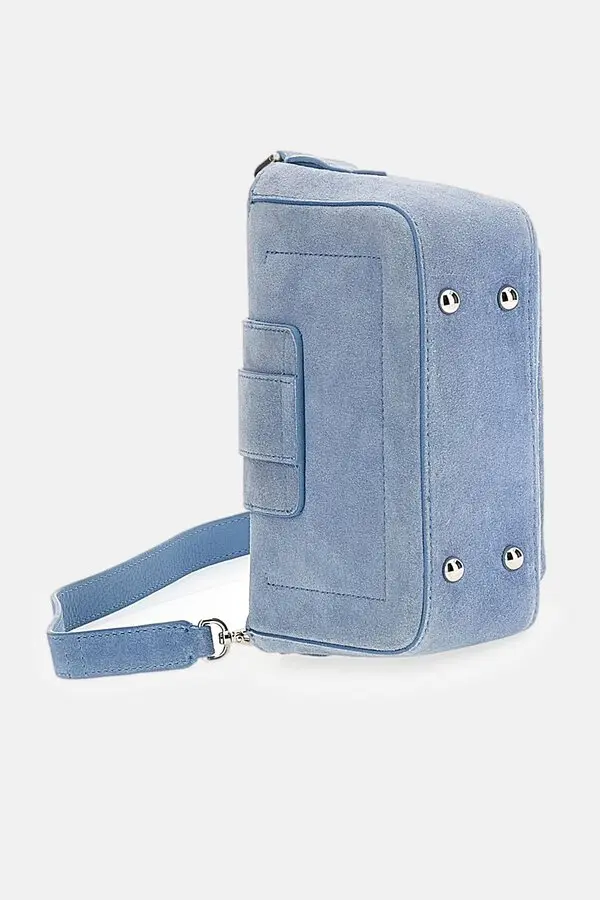 Hogan H01x Flap Bag In Suede Leather
