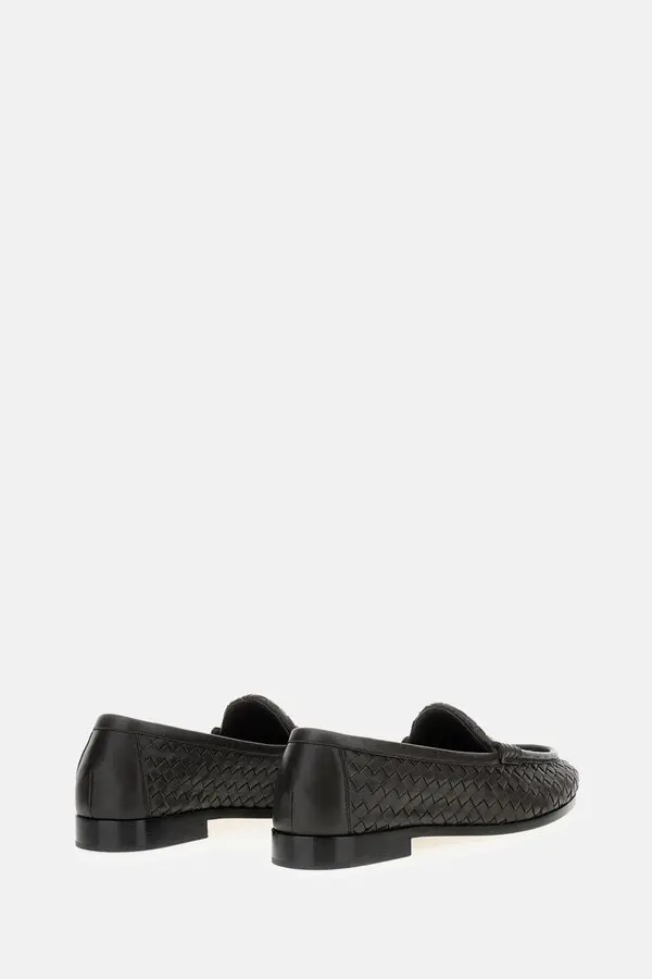 Bottega Veneta Silenzio Moccasins - Brown