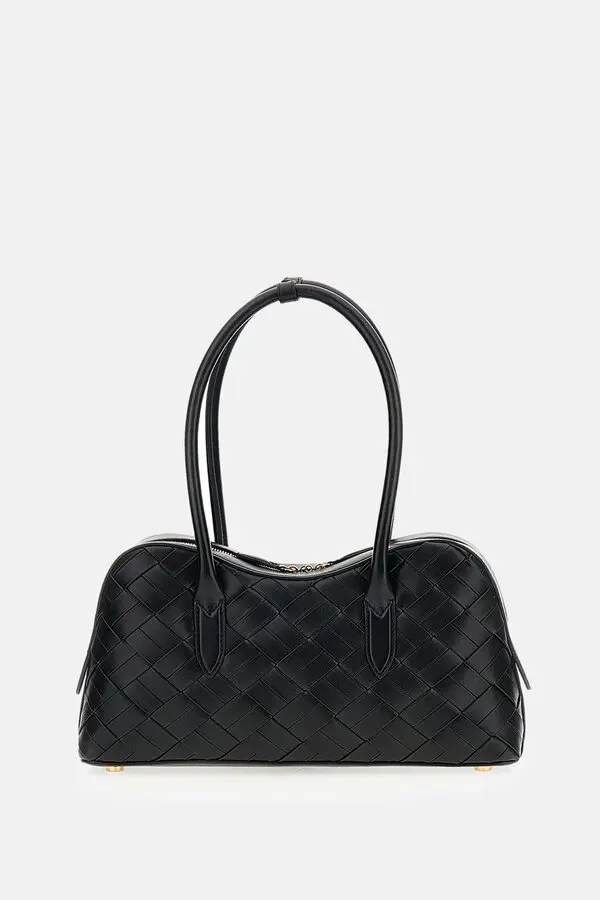 Stella McCartney Ryder Medium Woven Bag - Black