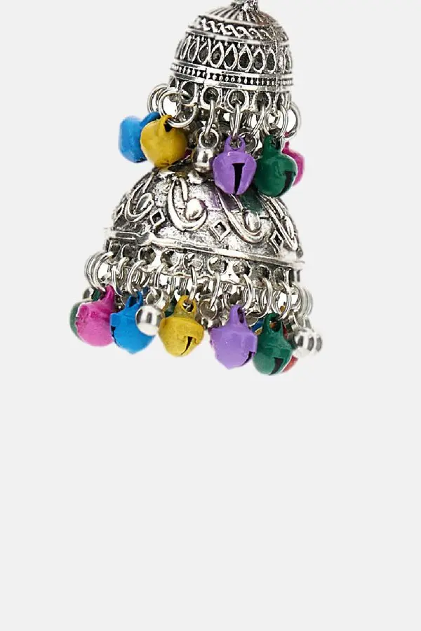 HUI Tone Bell Drop Earrings