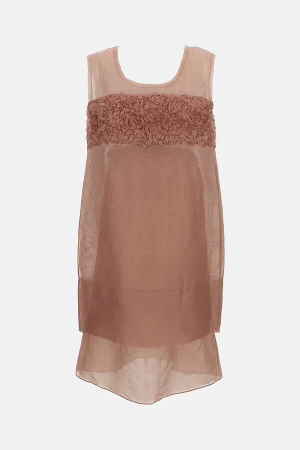 HUI Ivo Lotus Mini Dress - Rose