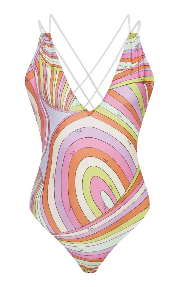 Emilio Pucci Printed One-piece Swimsuit - Print