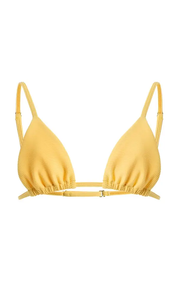 MERIDIAN SWIMWEAR La Isla Equator Bikini Top - Yellow