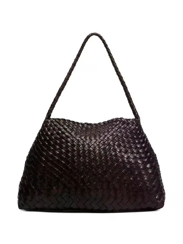 Dragon Diffusion Santa Maria Woven Shoulder Bag - Brown