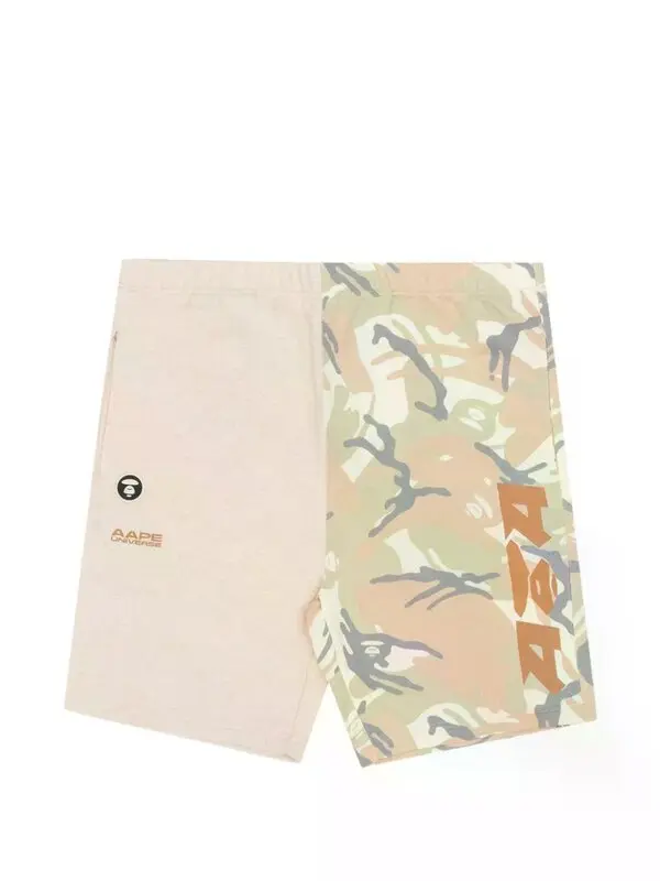 AAPE BY *A BATHING APE Moonface Shorts - Neutrals