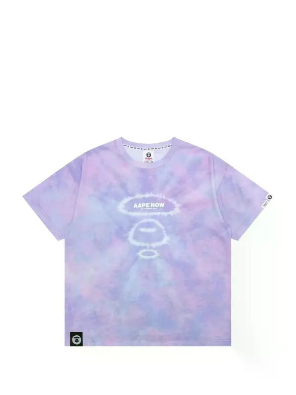 AAPE BY *A BATHING APE Moonface Tie-dye T-shirt