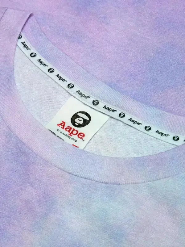 AAPE BY *A BATHING APE Moonface Tie-dye T-shirt