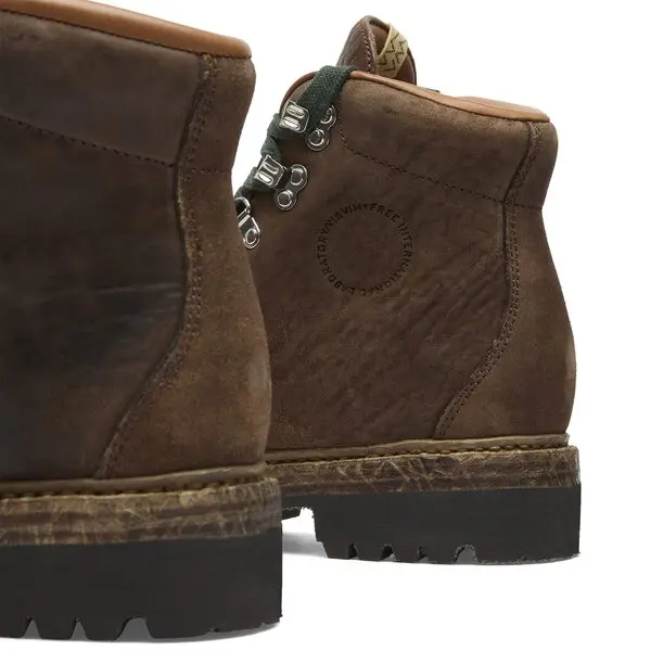 Visvim Whymper Hiking Boots - Dk Brown