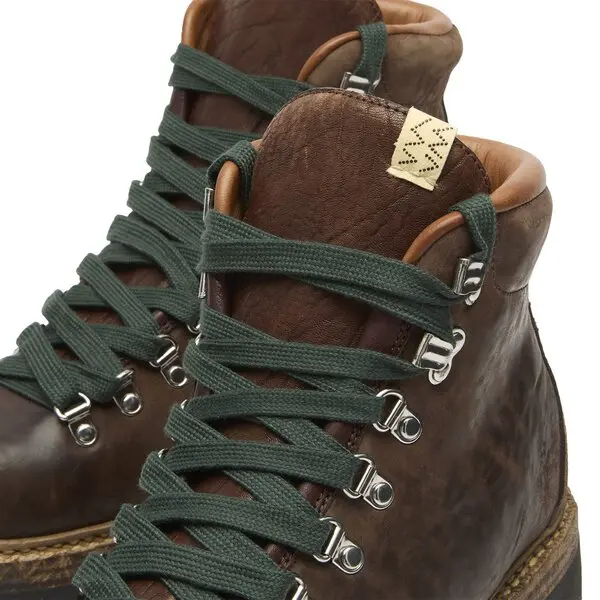 Visvim Whymper Hiking Boots - Dk Brown