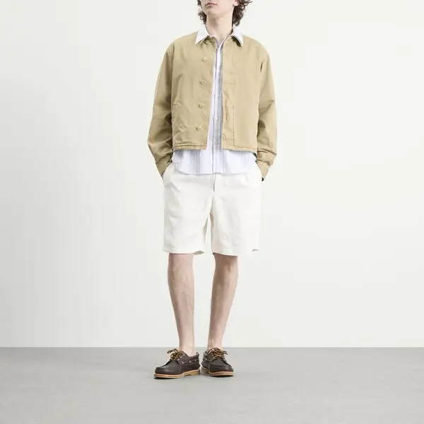 Auralee Garment-dyed Finx Light Chino Blouson - Beige