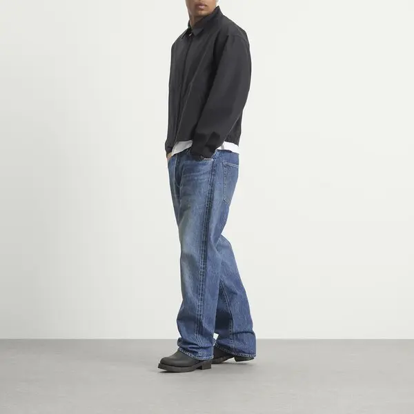 Visvim Social Sculpture 01 Wide Damaged Jeans - Indigo