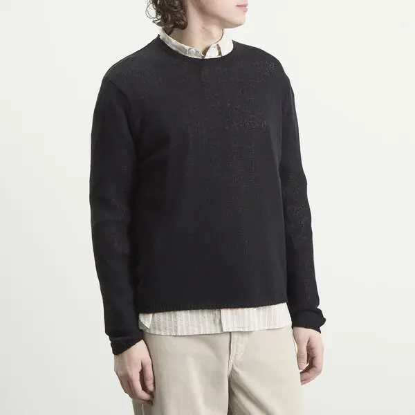 Auralee Summer Cashmere Knit Jumper - Black