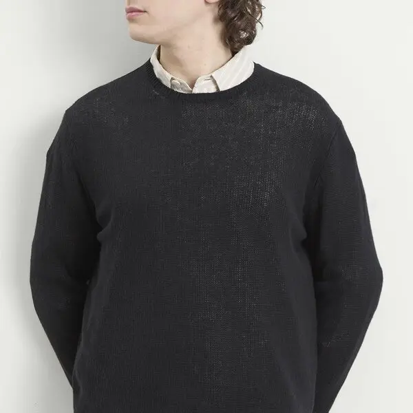 Auralee Summer Cashmere Knit Jumper - Black