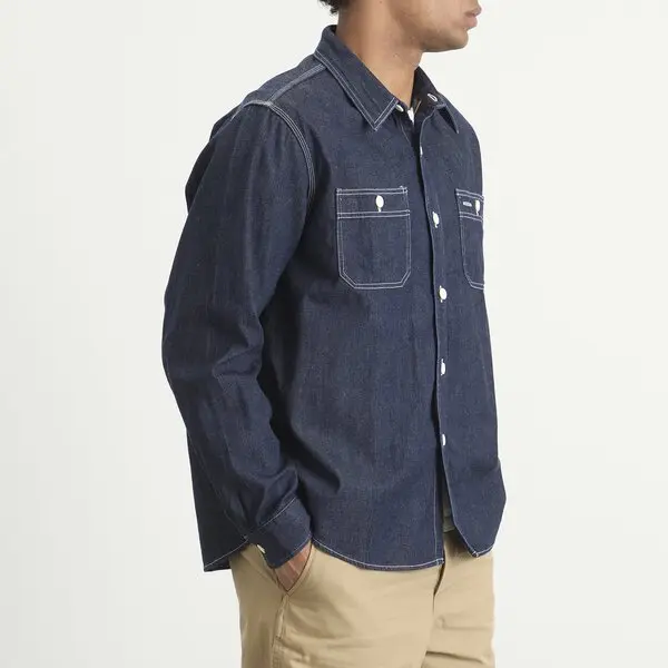 Visvim Mud Wash Denim Shirt