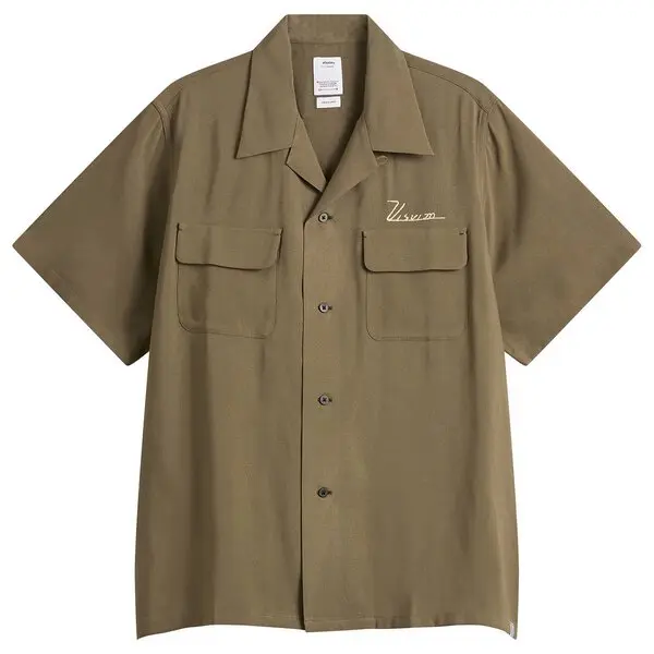 Visvim Judd Short Sleeve Shirt - Brown
