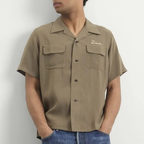 Visvim Judd Short Sleeve Shirt - Brown