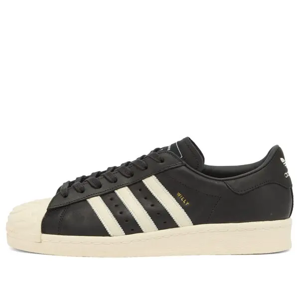 Adidas X Willy Chavarria Superstar Sneakers - Core Black/off White/gold Met.