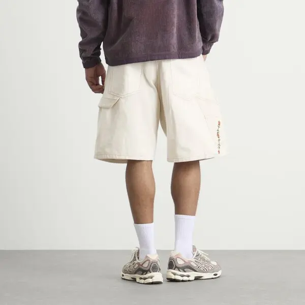 STORY MFG. Hand Embroidered Lush Carpenter Shorts